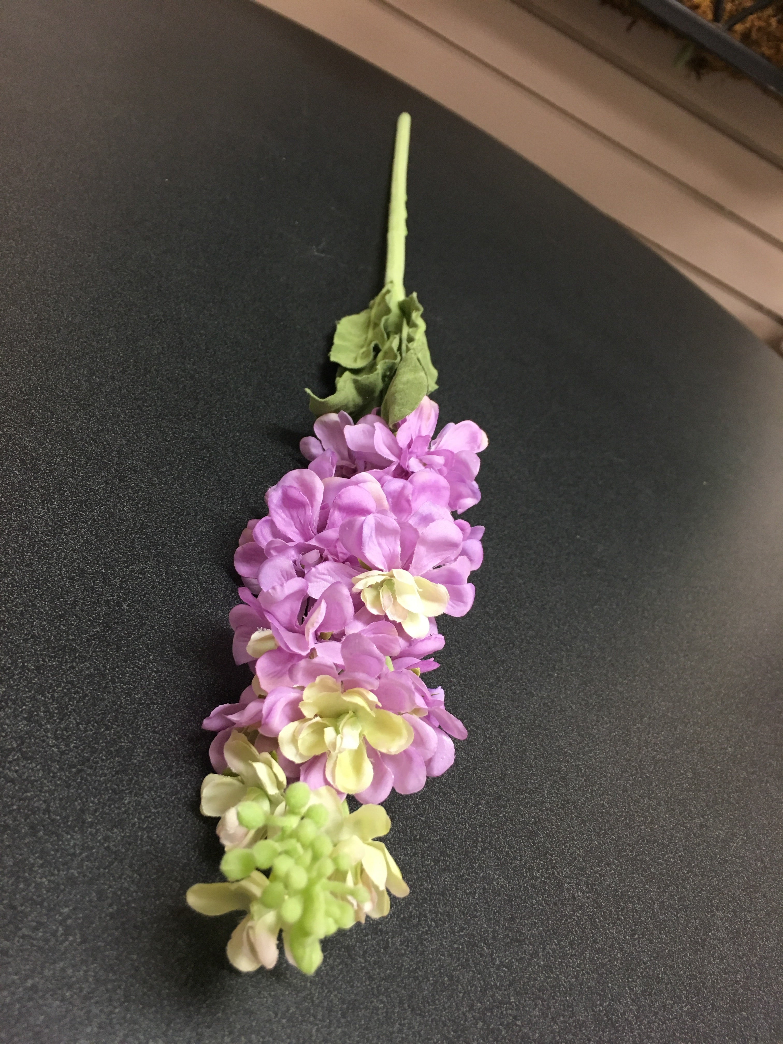 Purple Stock Flower Stem - 30 inch – Scraps
